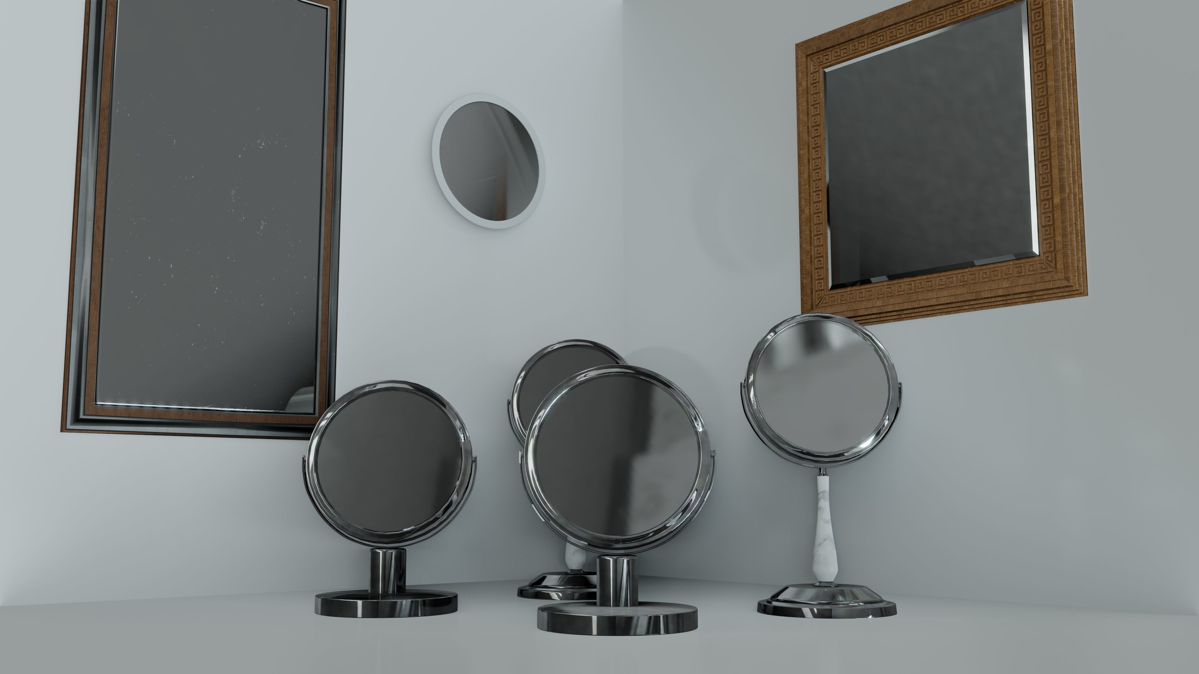 3D model Mirror Pack VR / AR / low-poly | CGTrader