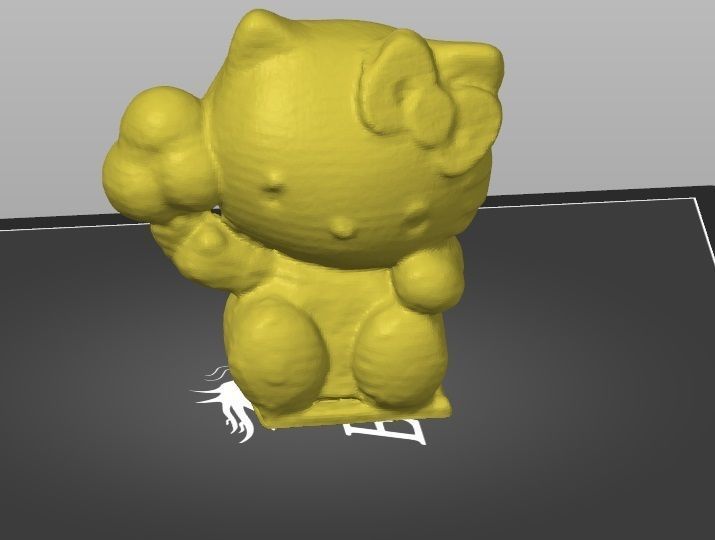 hello kitty 3D model 3D printable | CGTrader