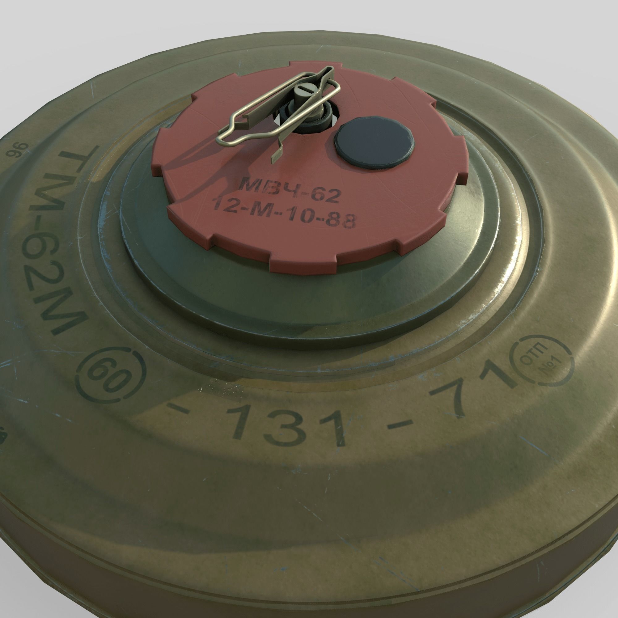 3D model Mine TM-62M VR / AR / low-poly | CGTrader