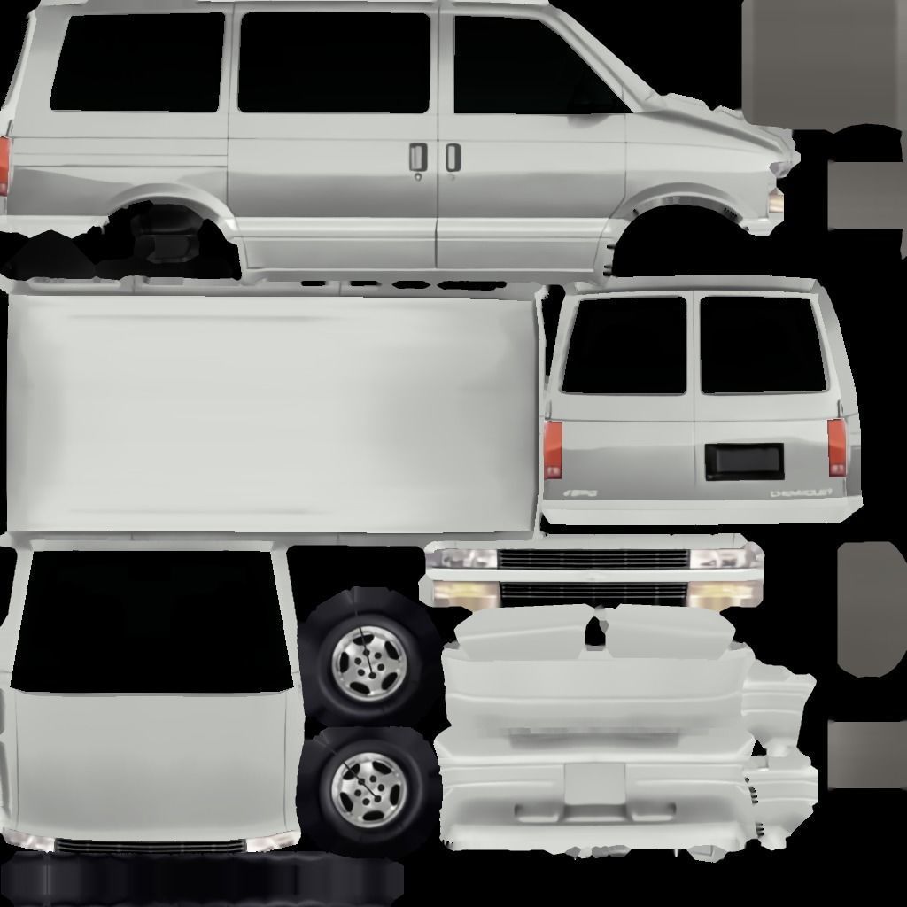 3D model Chevrolet Astro VR / AR / low-poly | CGTrader