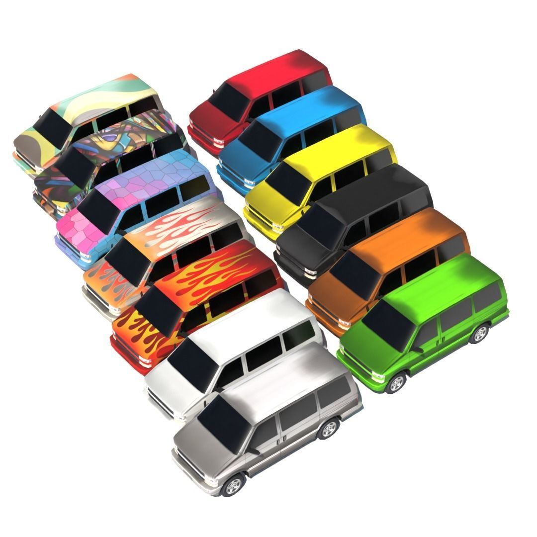 3D model Chevrolet Astro VR / AR / low-poly | CGTrader