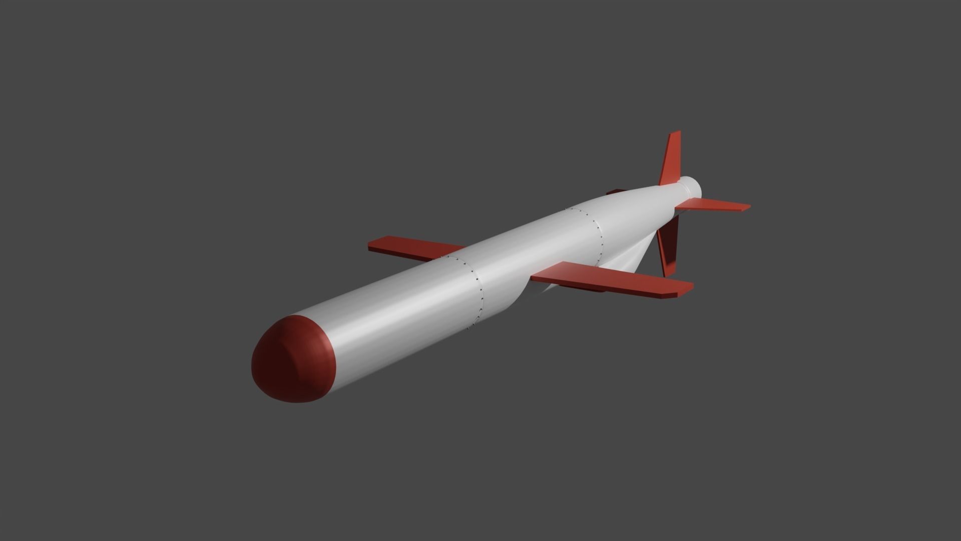 BGM-109 Tomahawk cruise missile 3D model | CGTrader