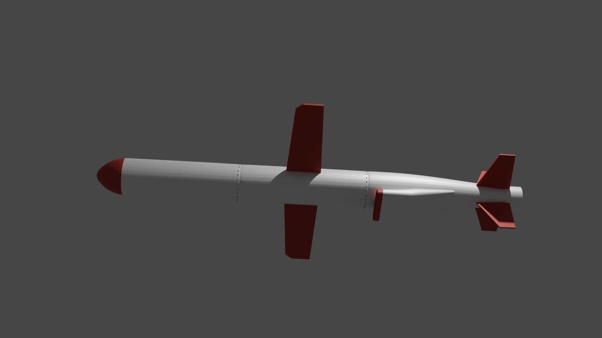 BGM-109 Tomahawk cruise missile 3D model | CGTrader
