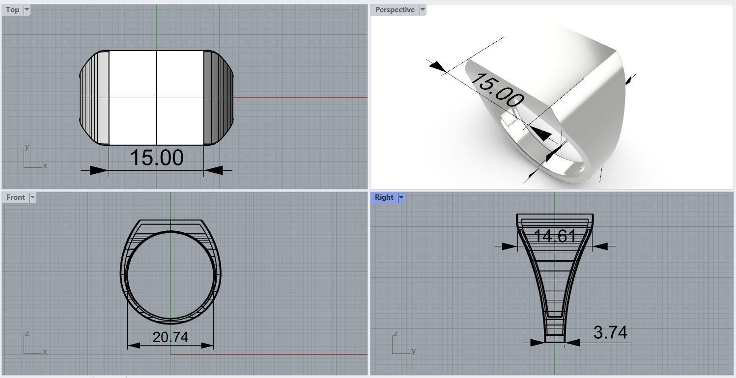 Square Chevalier free 3D model 3D printable | CGTrader
