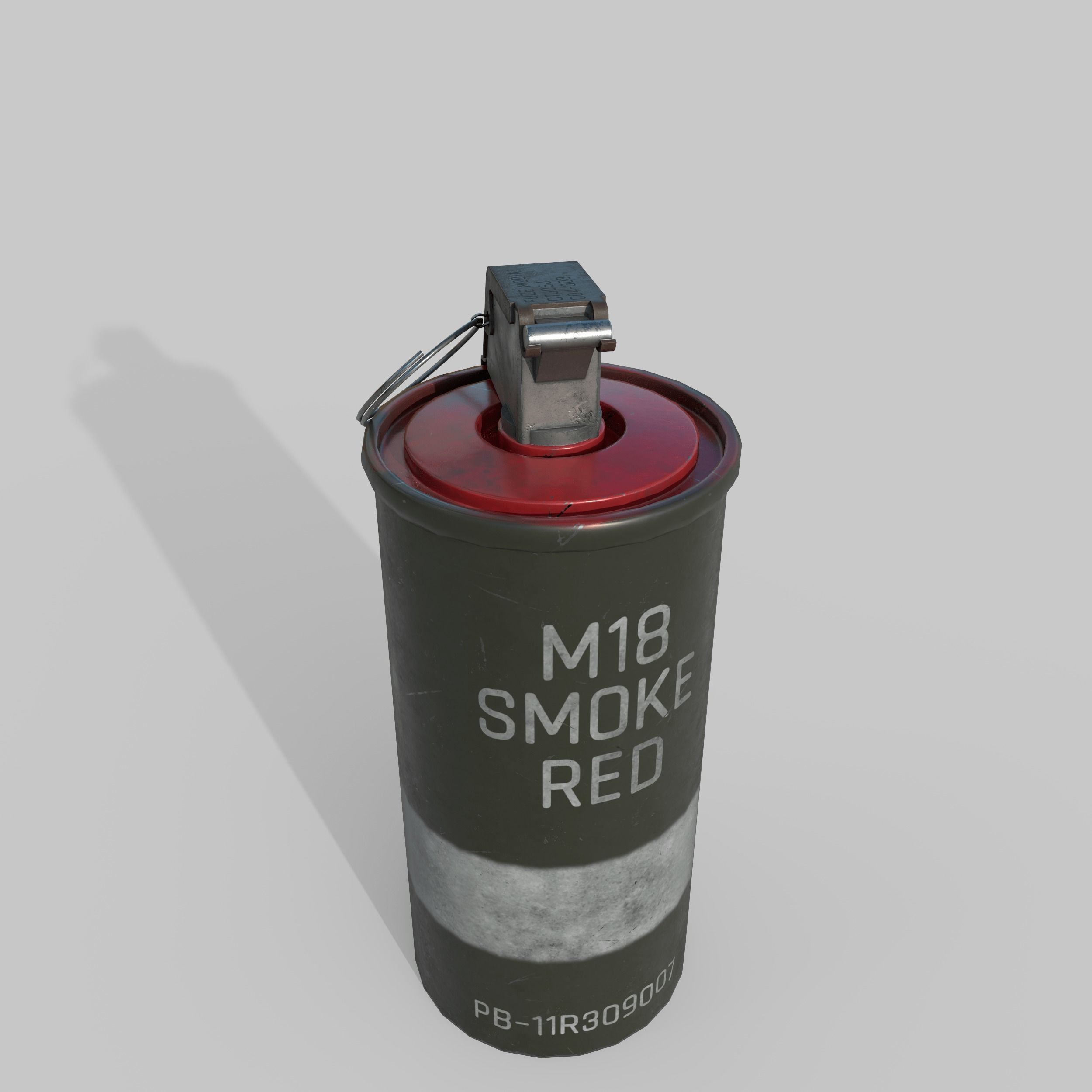 3D model Grenade M18 Smoke VR / AR / low-poly | CGTrader