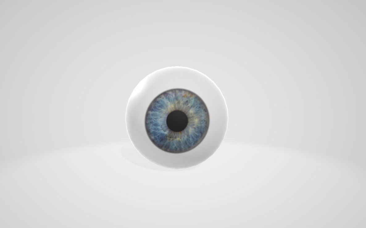 Light Blue Eye free 3D model | CGTrader