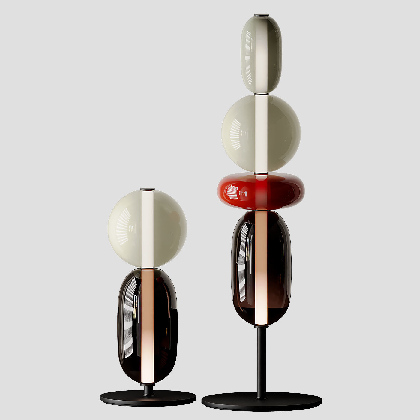 PEBBLES FLOOR LIGHT from Bomma 3D model | CGTrader