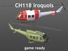 3D model Helicopter Bell CH-118 Iroquois lowpoly gameready VR / AR ...