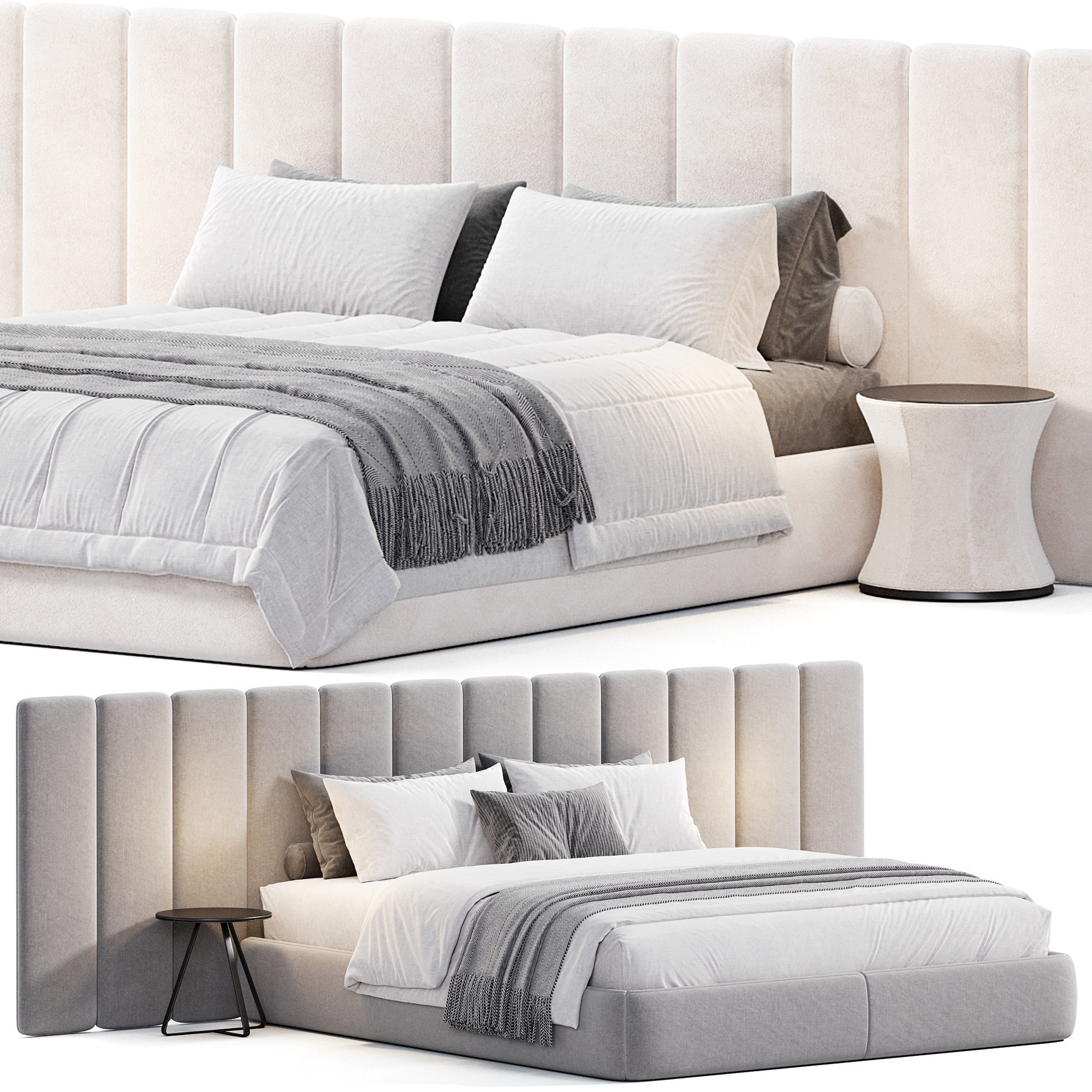 Valella bed by Thehighwall 3D model | CGTrader