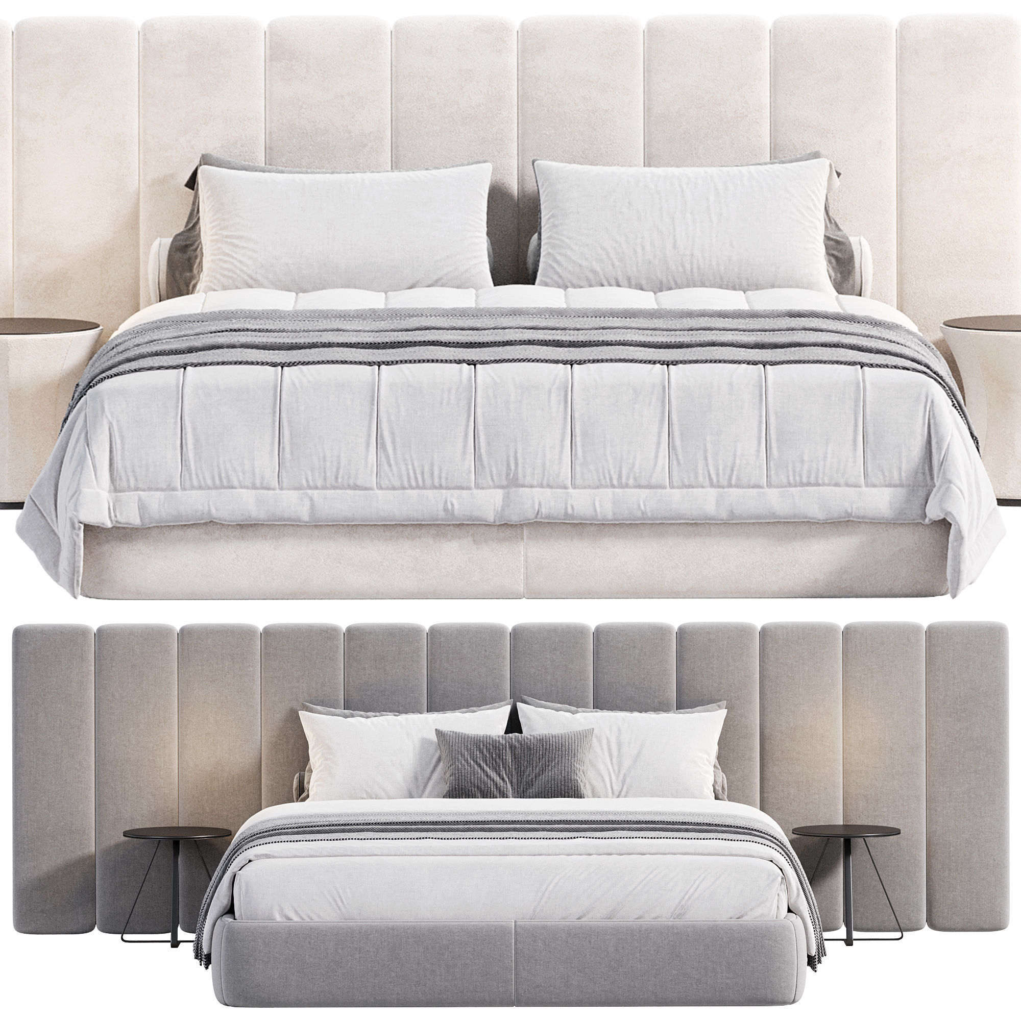 Valella bed by Thehighwall 3D model | CGTrader