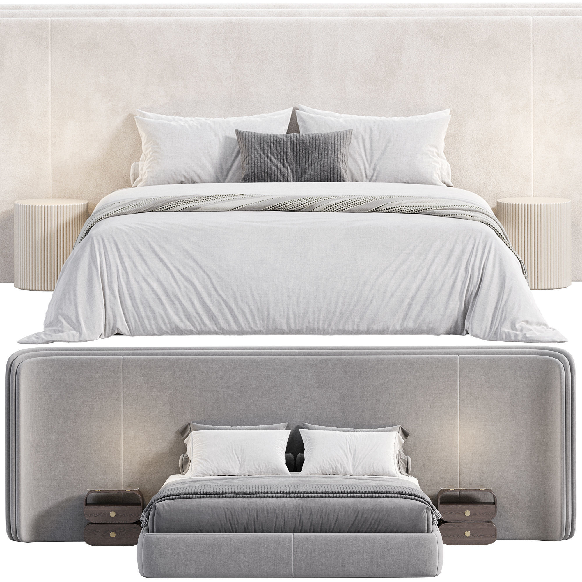 Calabria Frato Bed 3D model | CGTrader