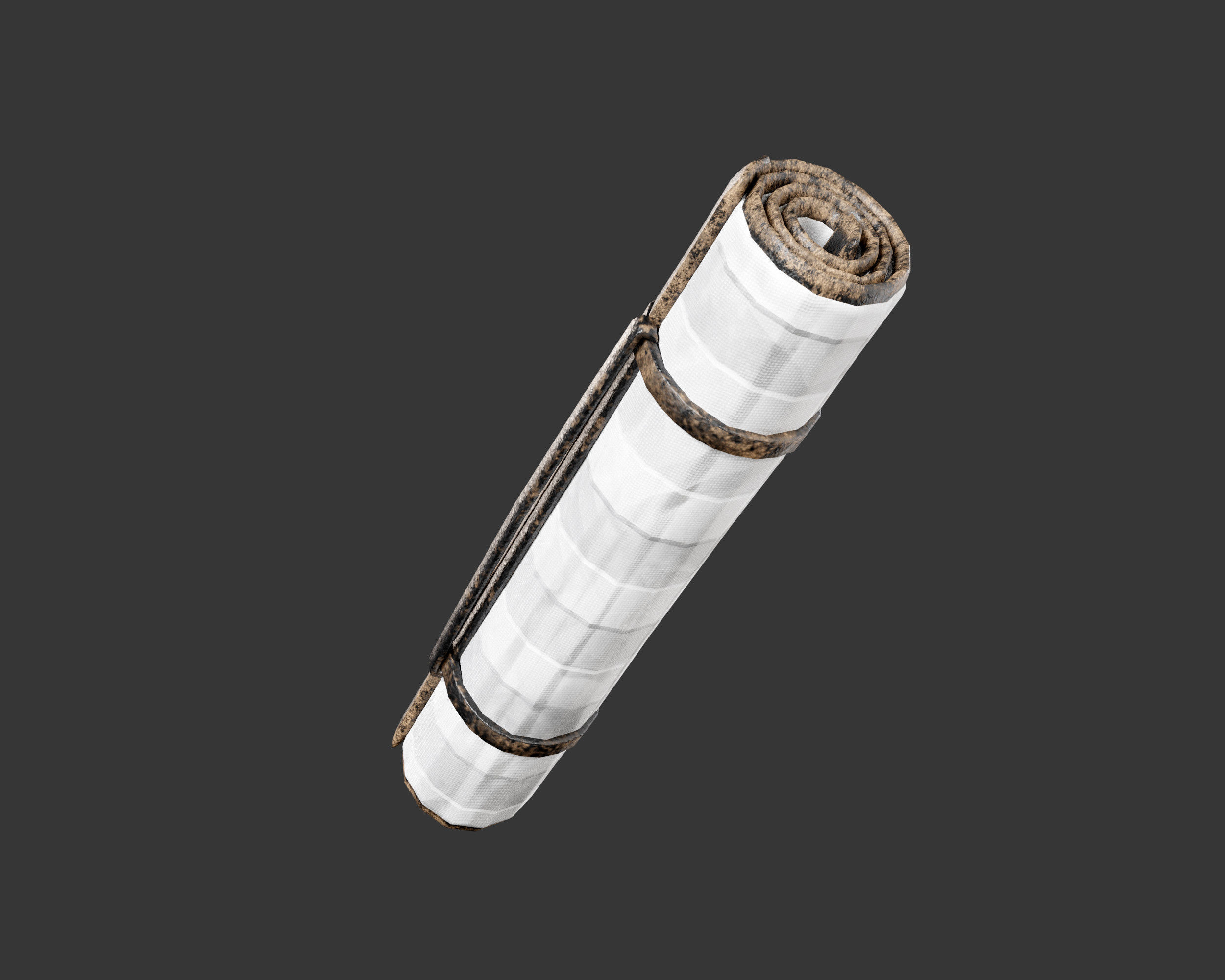 3D model Medieval Elegant Accessory Bedroll VR / AR / low-poly | CGTrader