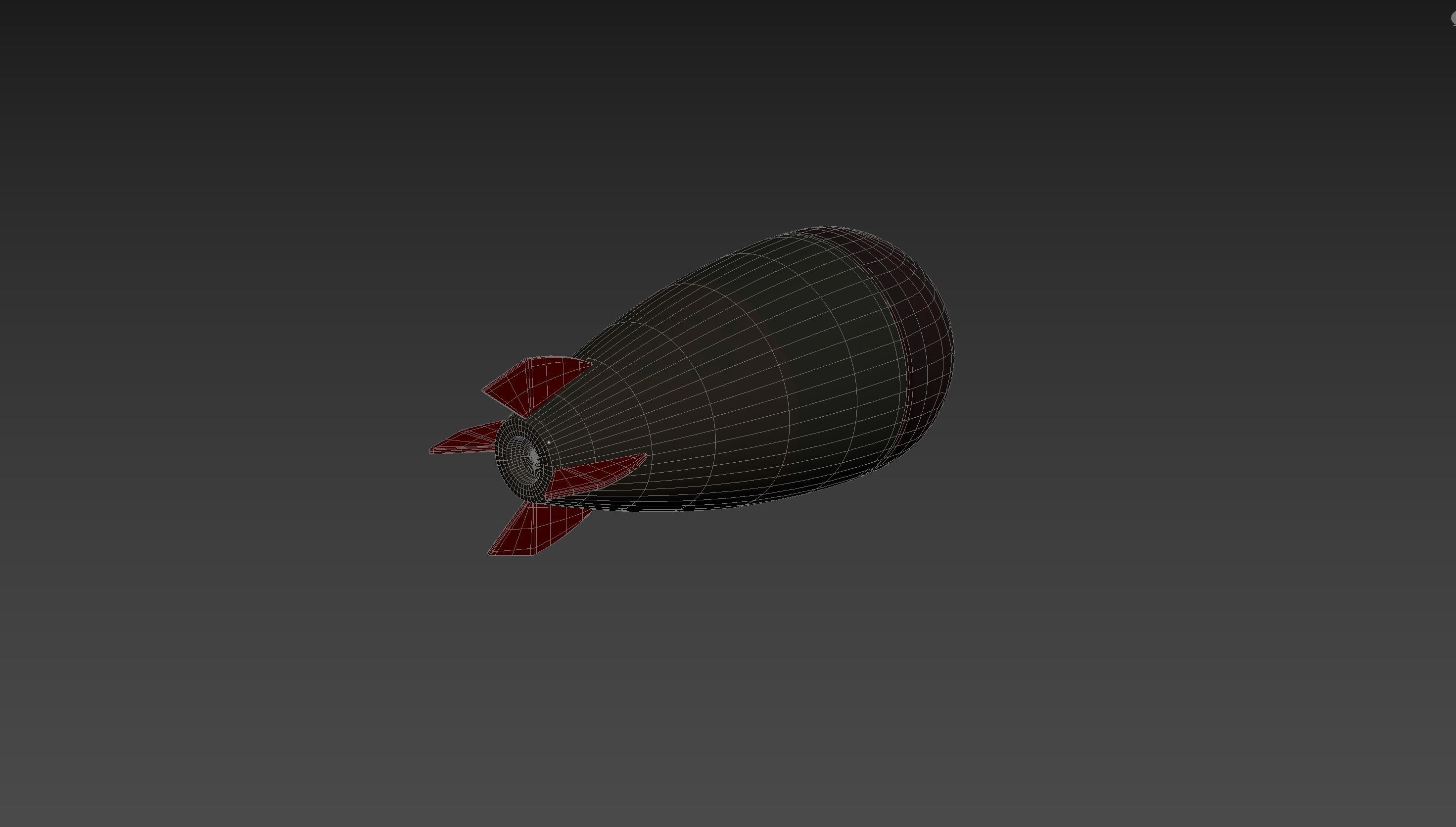 Character240 Cartoon Torpedo 3D model | CGTrader