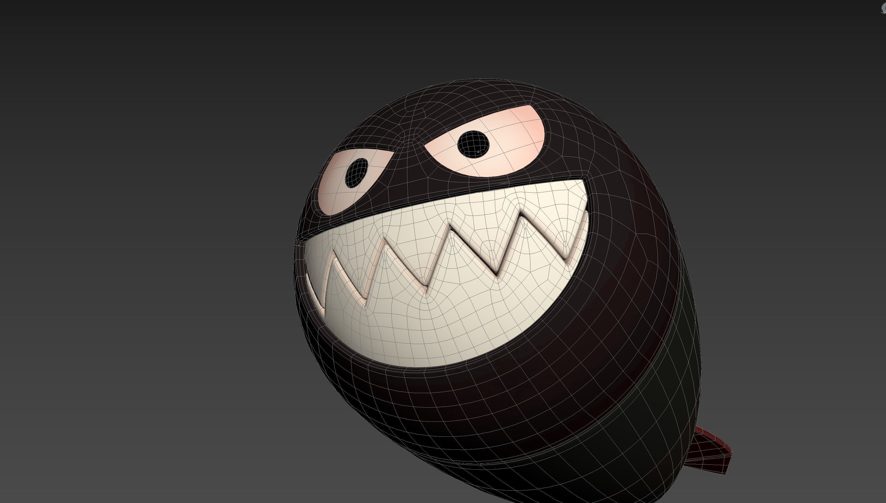 Character240 Cartoon Torpedo 3D model | CGTrader