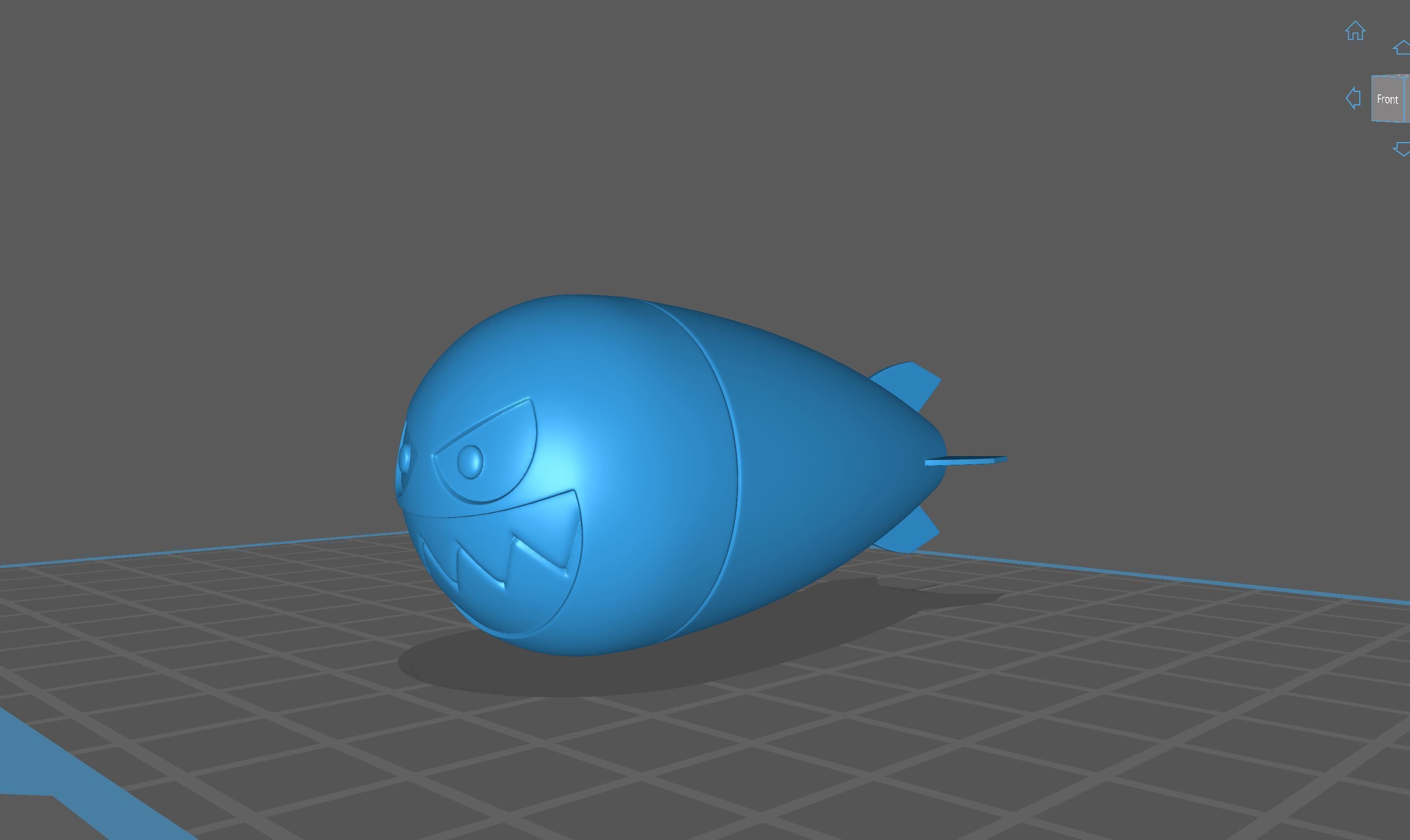 Character240 Cartoon Torpedo 3D model | CGTrader