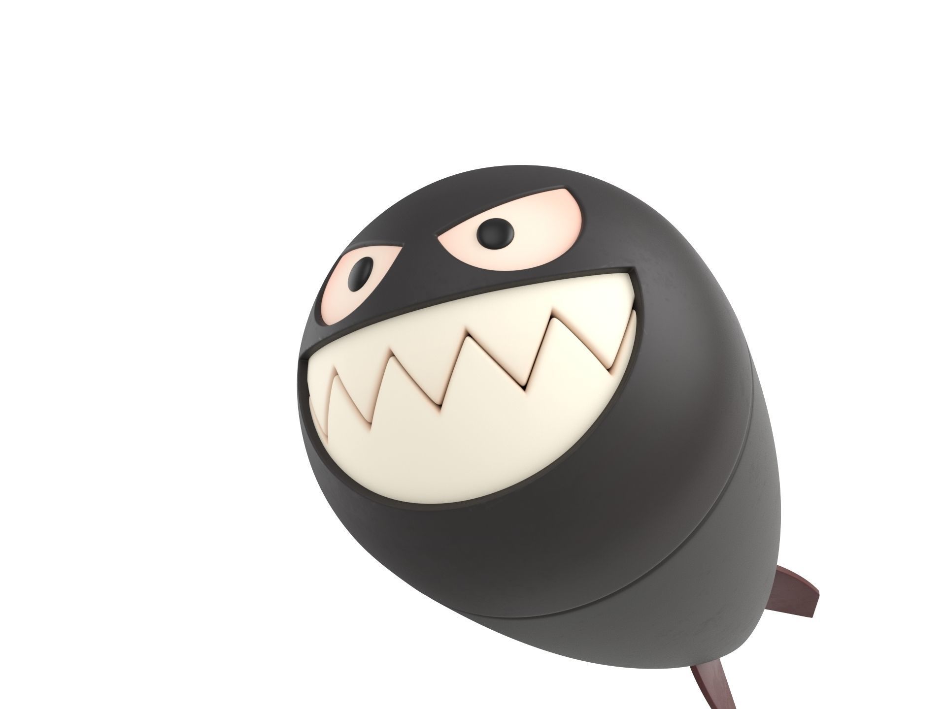 Character240 Cartoon Torpedo 3D model | CGTrader