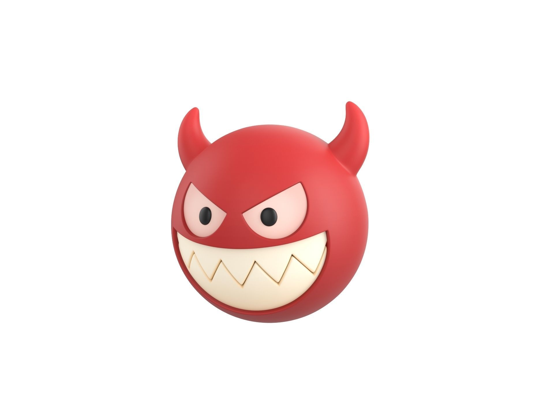 Character241 Devil Face 3D model | CGTrader