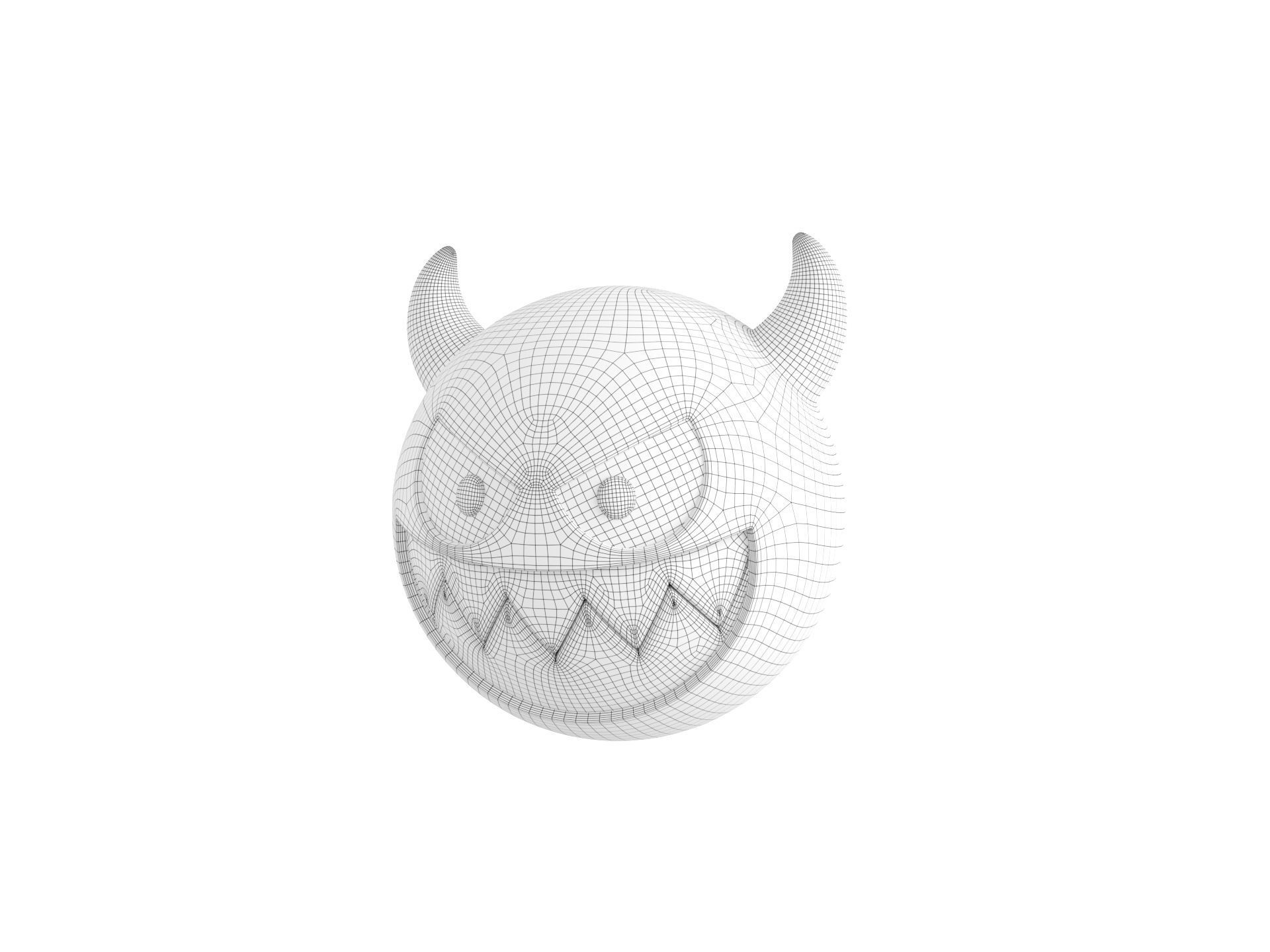Character241 Devil Face 3D model | CGTrader