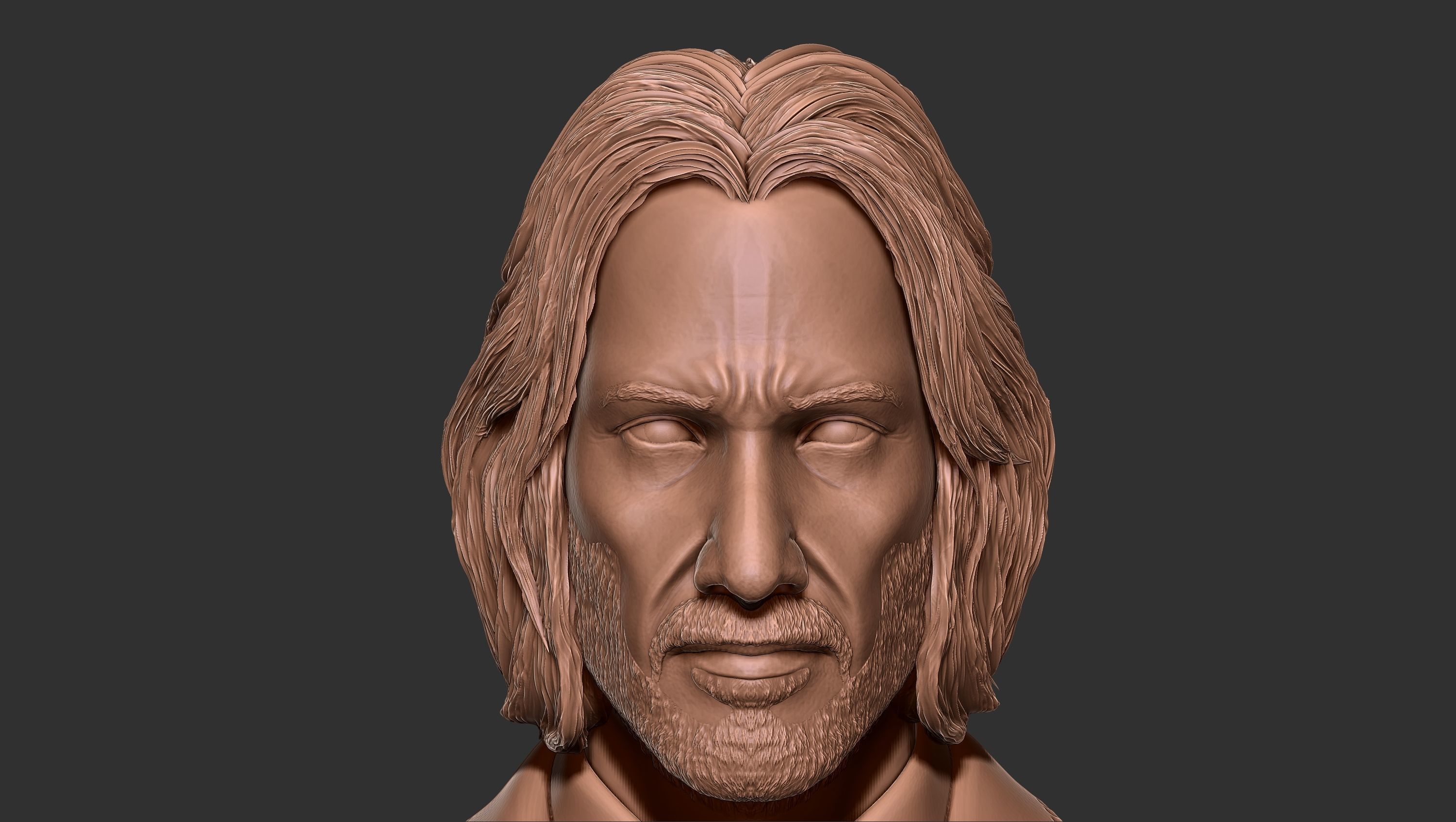 John Wick figure 3D model 3D printable | CGTrader