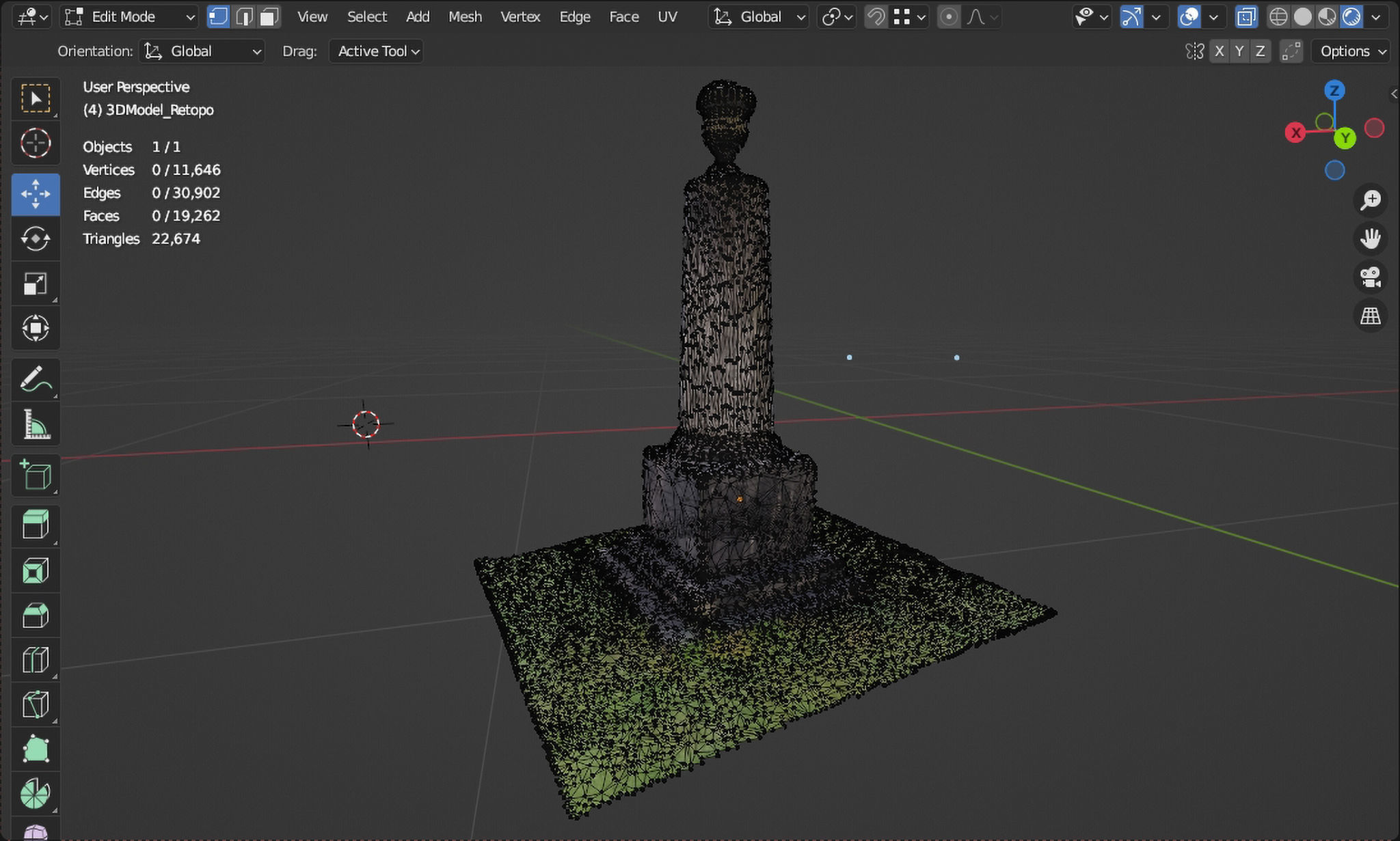 Historical headstone memorial 3D model | CGTrader
