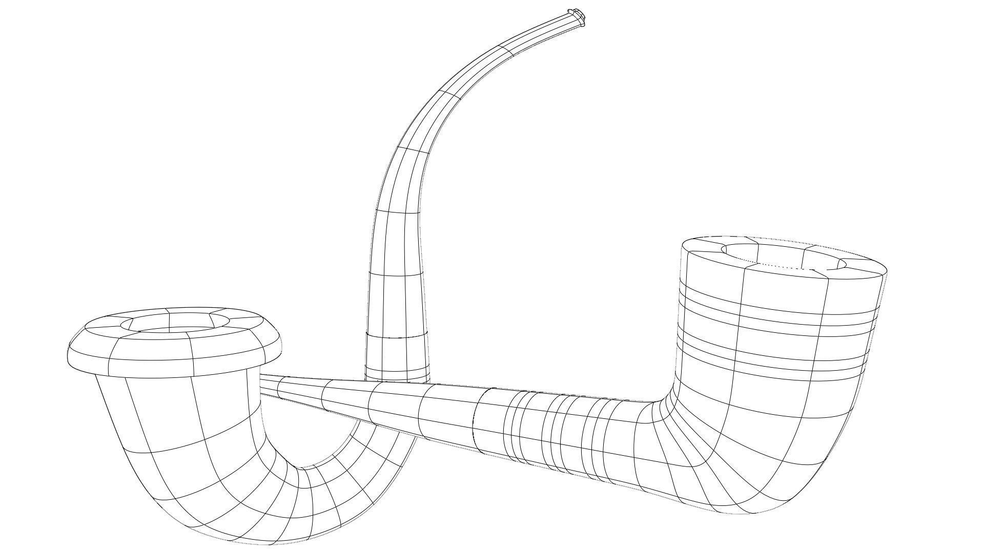 Smoking Pipe Pack - Modular and Static 3D model | CGTrader