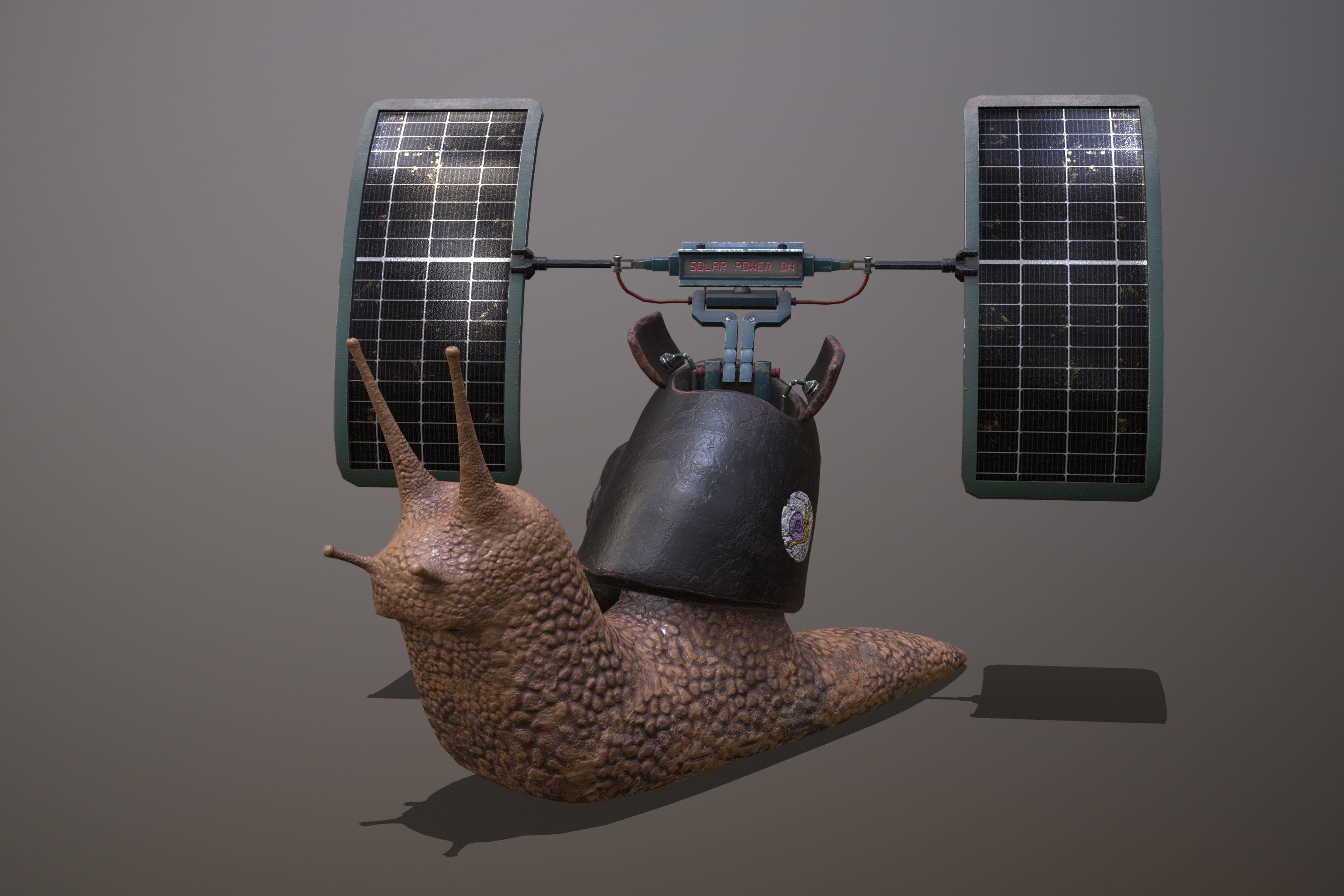 3D model Solar Snail VR / AR / low-poly | CGTrader