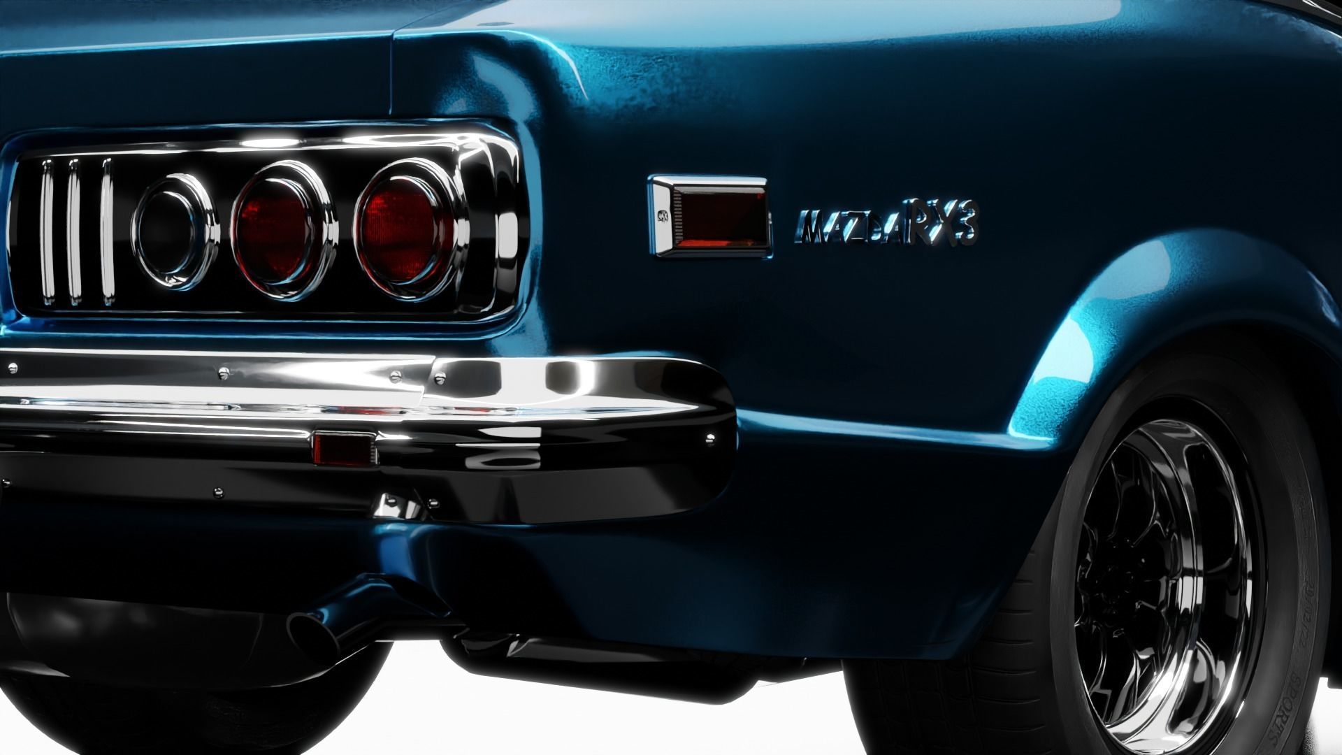 Mazda Rx3 Car Model 3D model | CGTrader