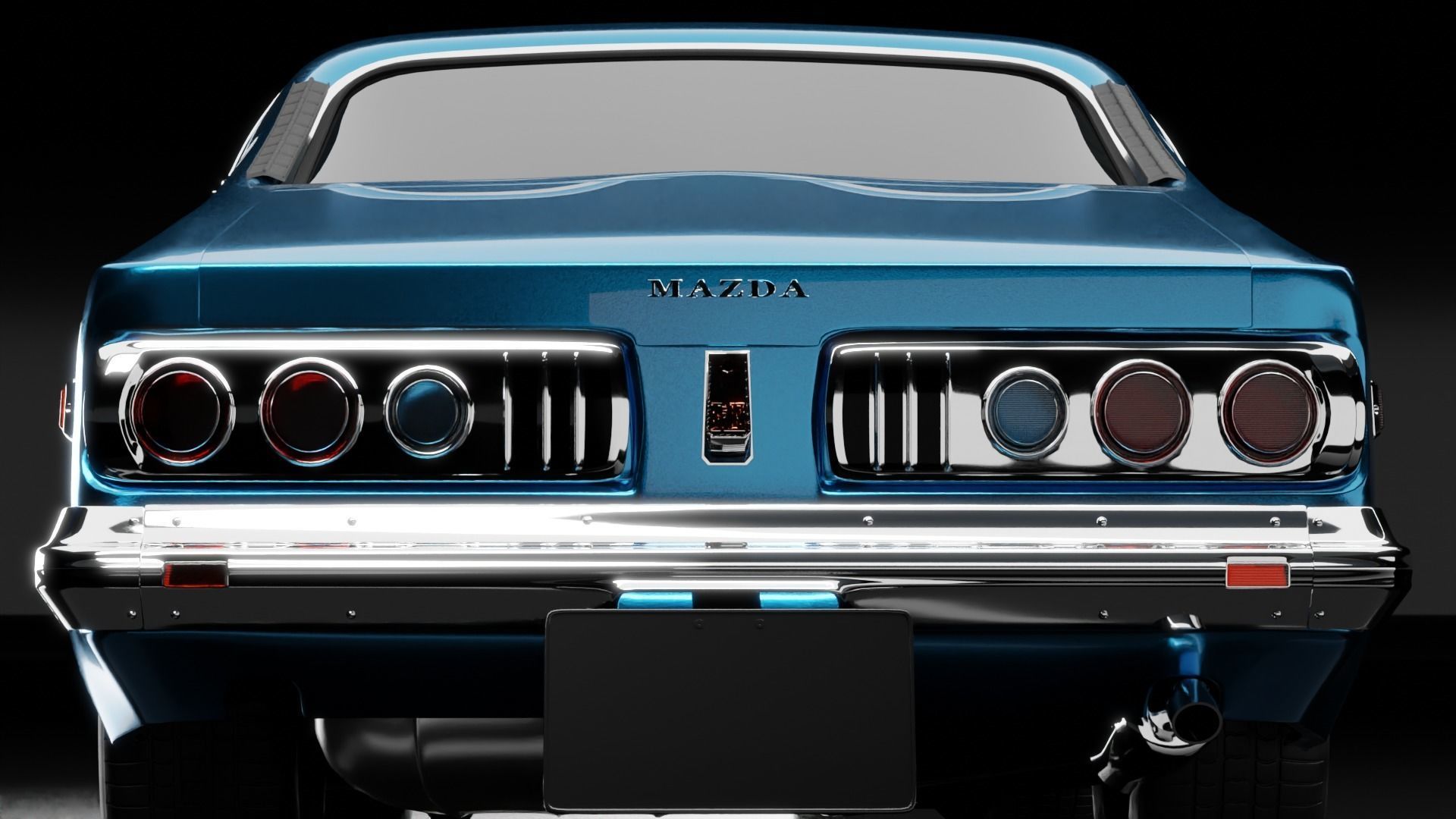 Mazda Rx3 Car Model 3D model | CGTrader