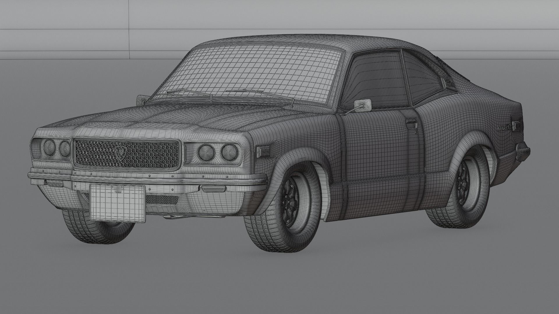 Mazda Rx3 Car Model 3D model | CGTrader