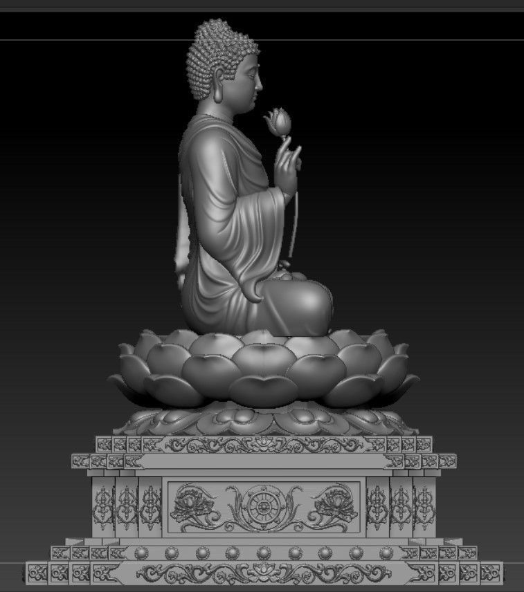 Buddha 3d model 3D model 3D printable | CGTrader