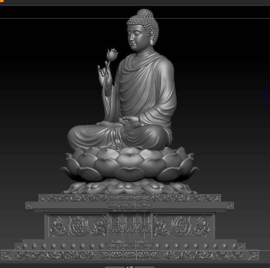 Buddha 3d model 3D model 3D printable | CGTrader