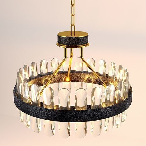 Machine LED Postmodern Round Crystal Chandelier Lighting Lustre 3D ...