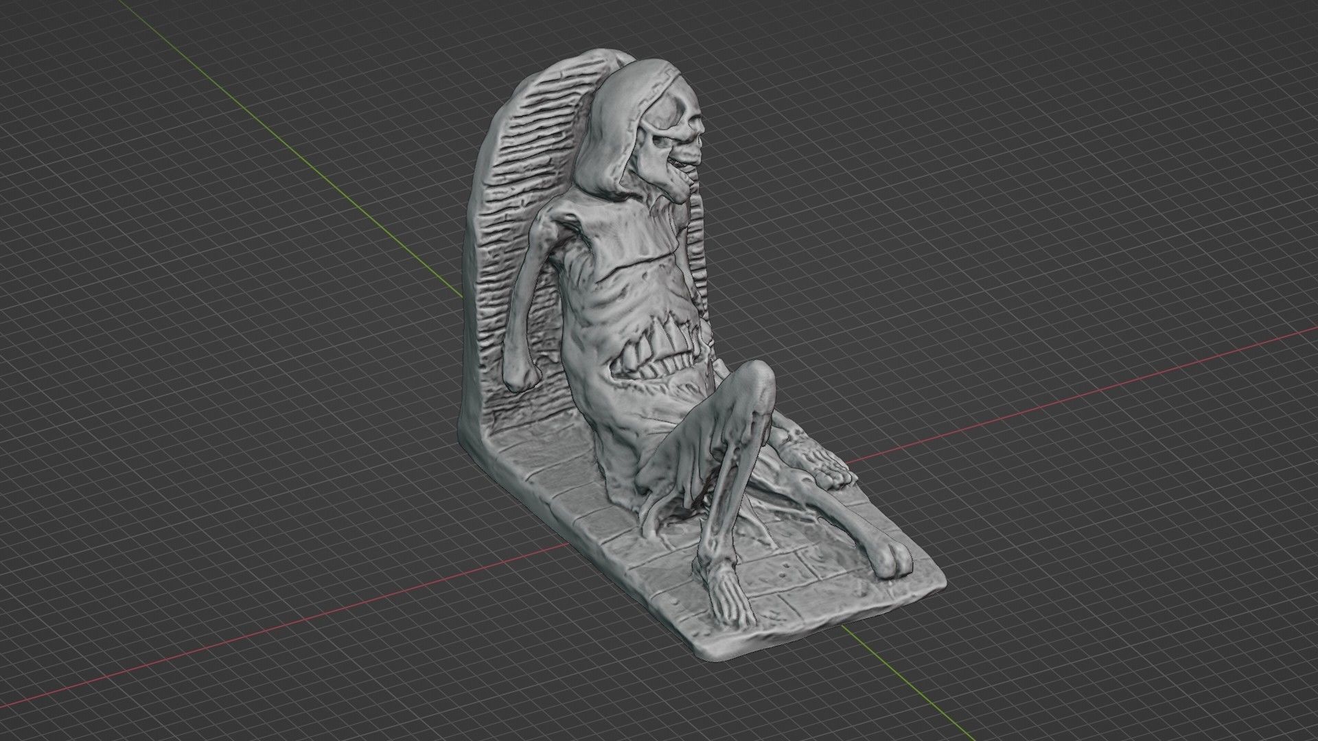 Wraith Sculpture 3D model 3D printable | CGTrader