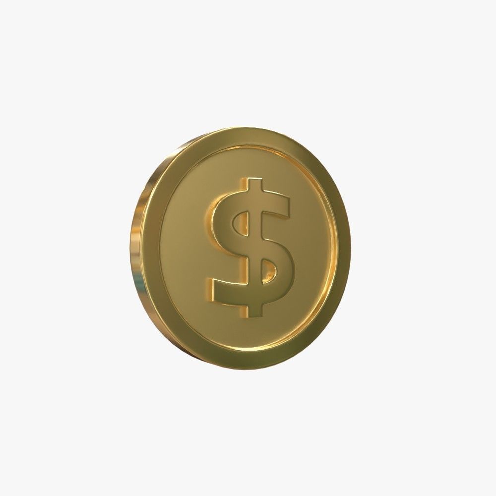 Gold Coin 3D model | CGTrader