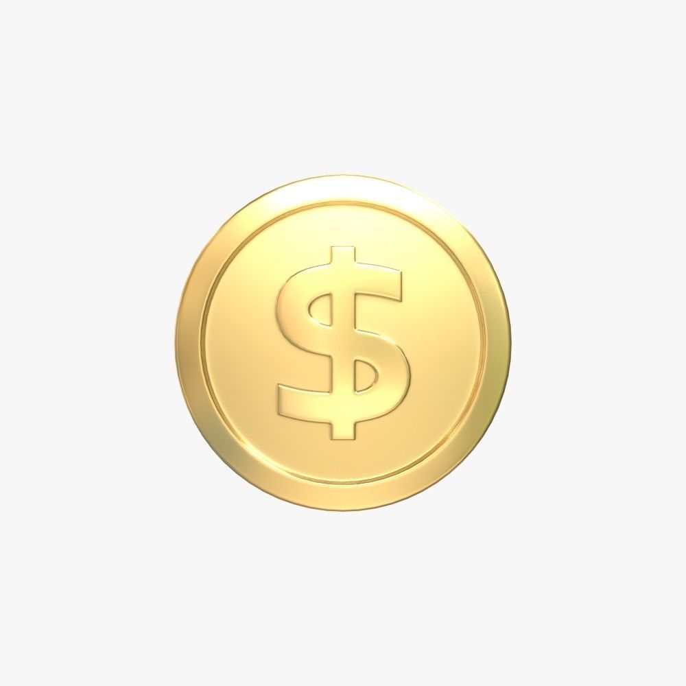 Gold Coin 3D model | CGTrader