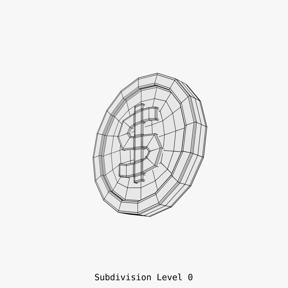 Gold Coin 3D model | CGTrader