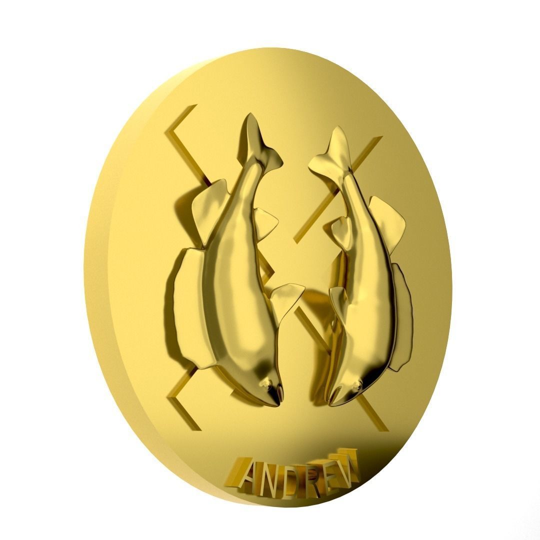 Symbols of the Apostles - ANDREW 3D model | CGTrader