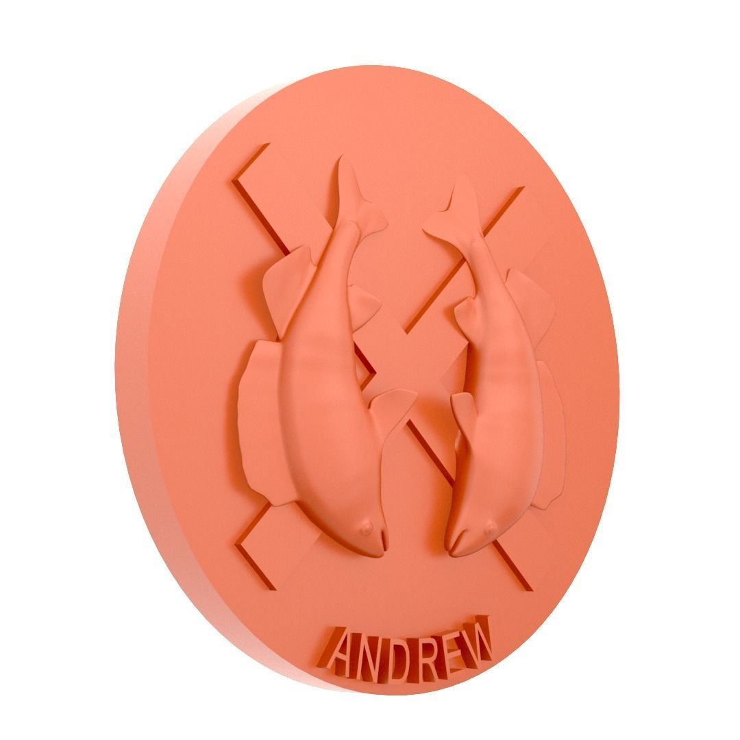 Symbols of the Apostles - ANDREW 3D model | CGTrader