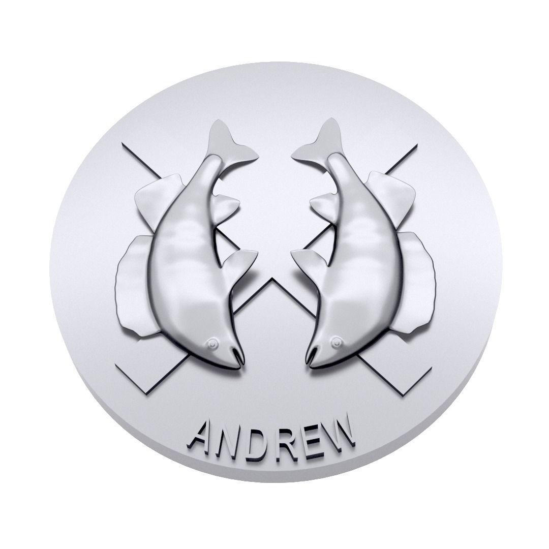 Symbols of the Apostles - ANDREW 3D model | CGTrader