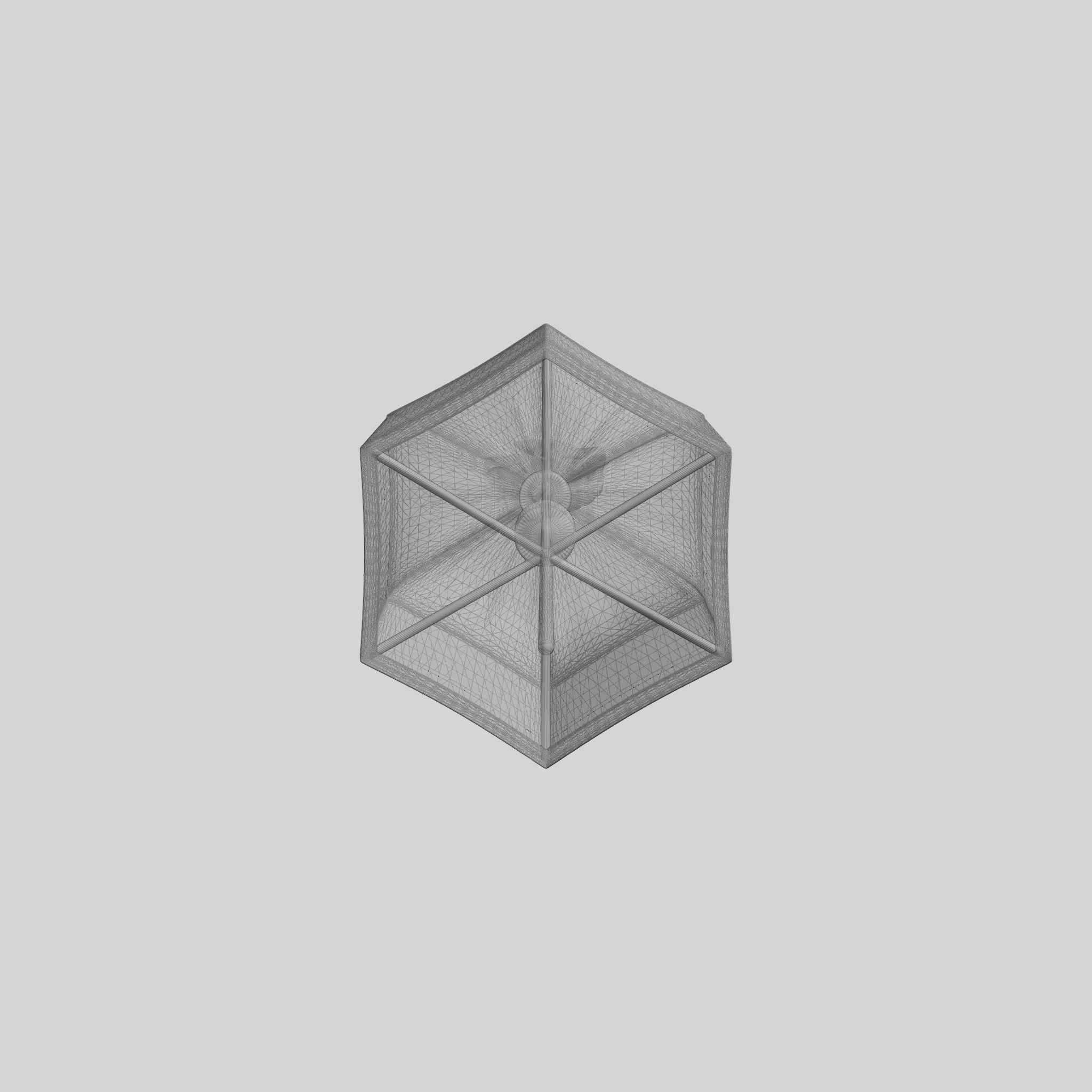 3D model Round Outdoor Lamp VR / AR / low-poly | CGTrader
