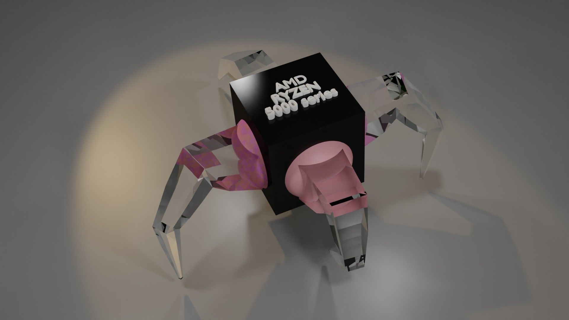 free mechanical creature free VR / AR / low-poly 3D model animated rigged | CGTrader