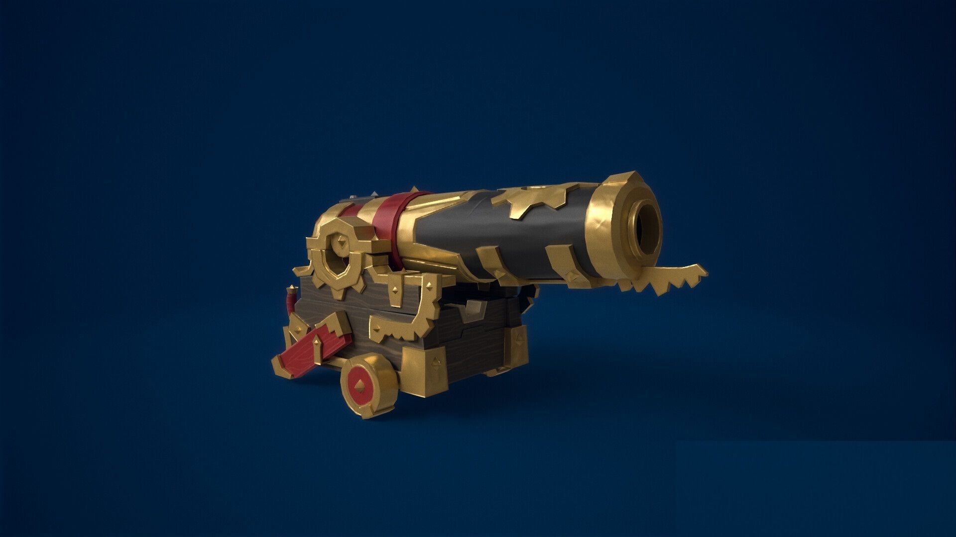 3D model Stylized Canon VR / AR / low-poly | CGTrader