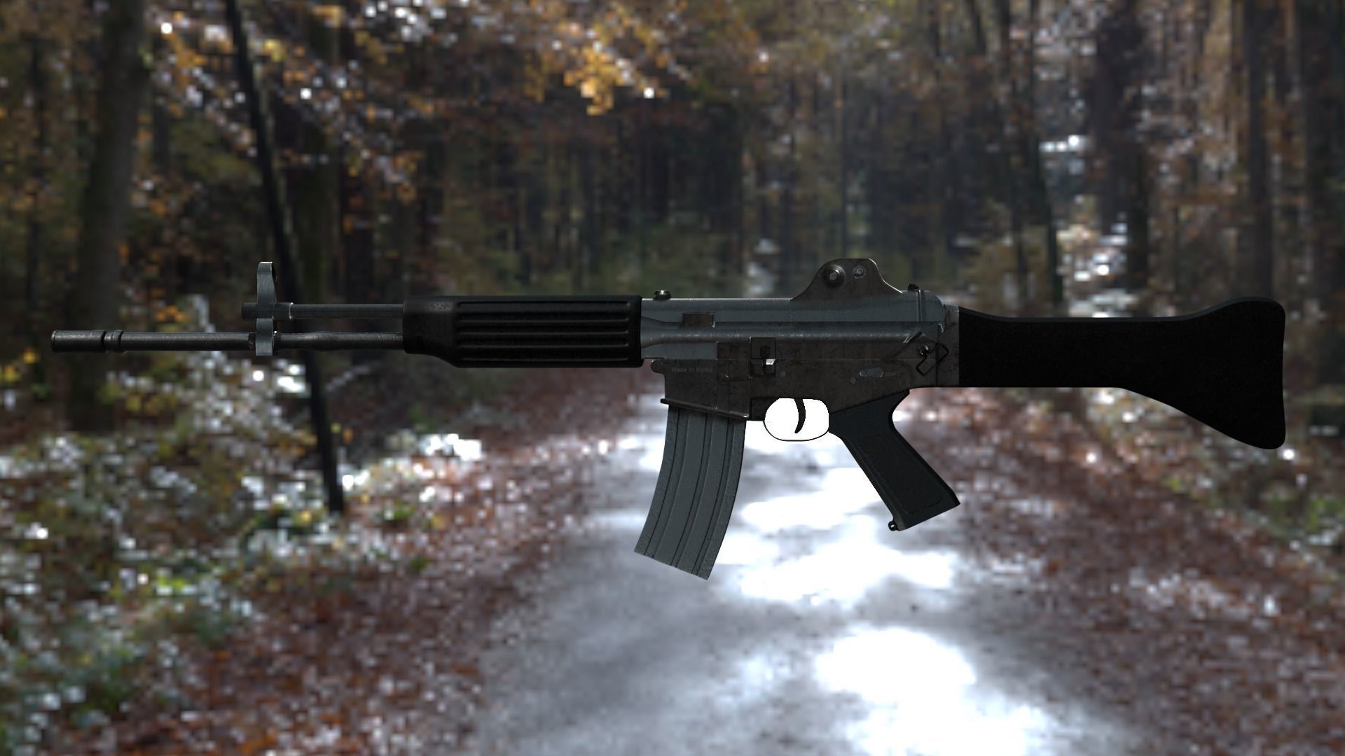 K2 Rifle 3D model | CGTrader