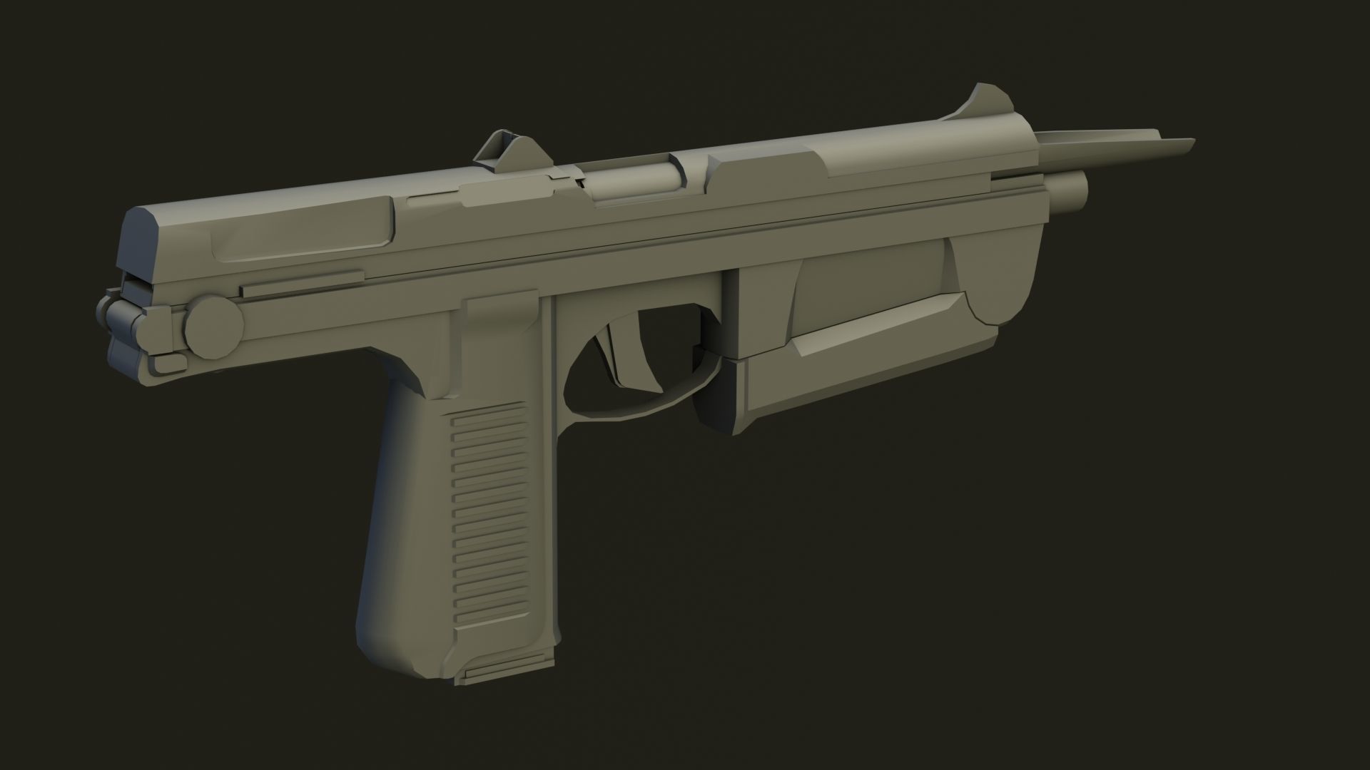 3D model PM63 submachine gun VR / AR / low-poly | CGTrader