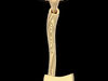 Axe pendant silver gold printable jewelry 3D model 3D model 3D ...