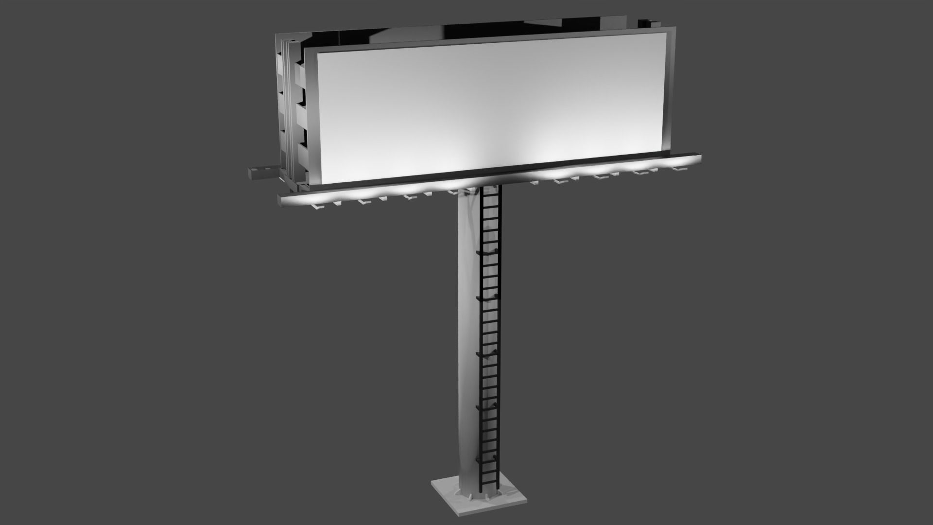 Two Sided Billboard 3d Model 3D model | CGTrader