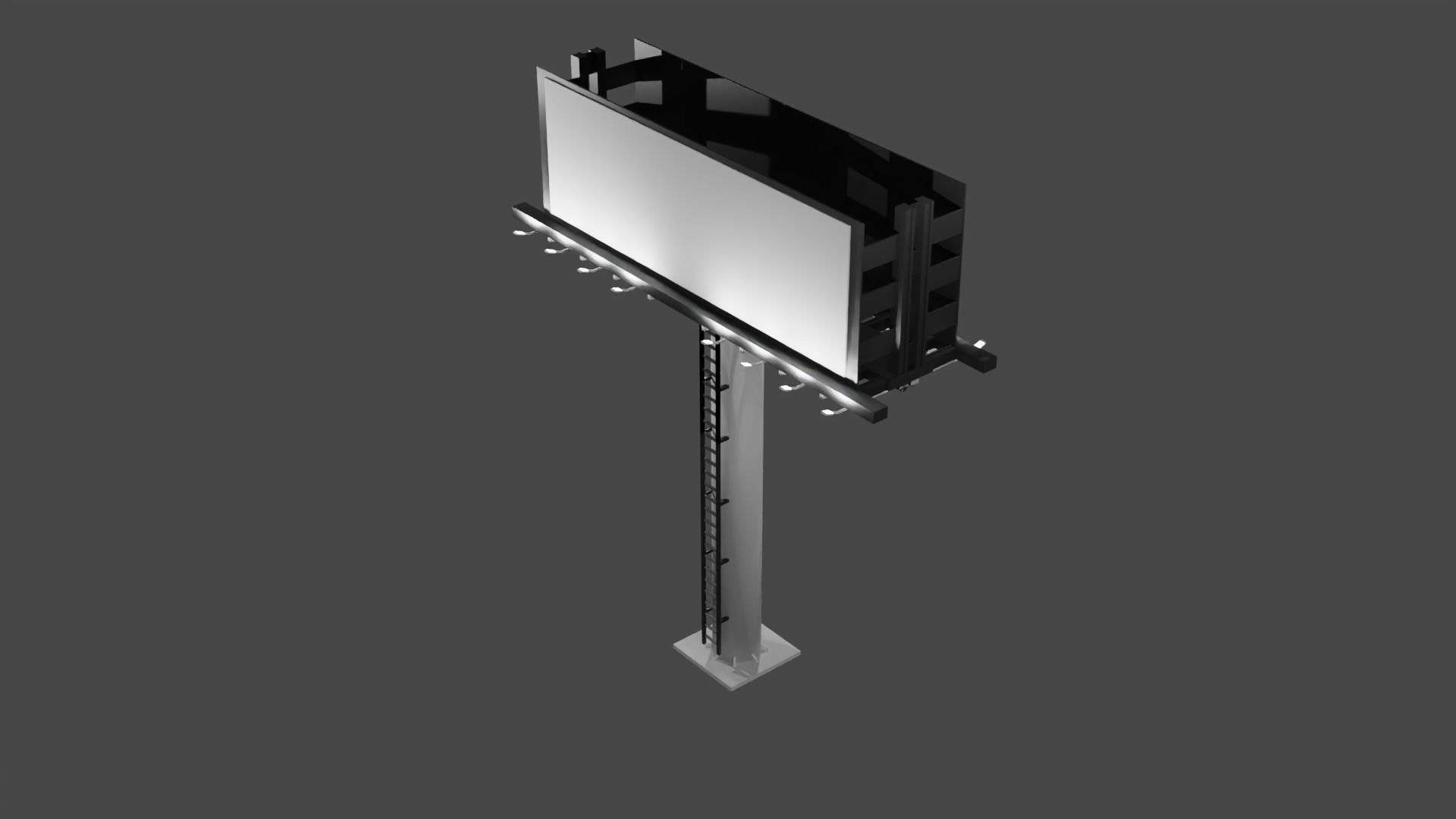 Two Sided Billboard 3d Model 3D model | CGTrader