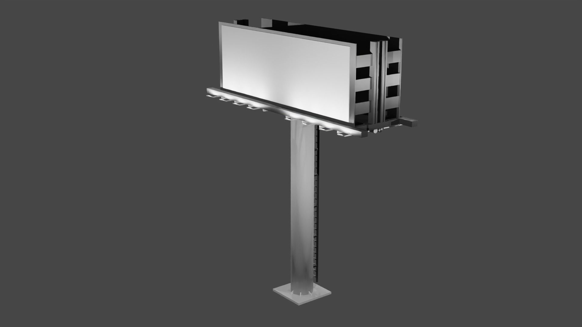 Two Sided Billboard 3d Model 3D model | CGTrader
