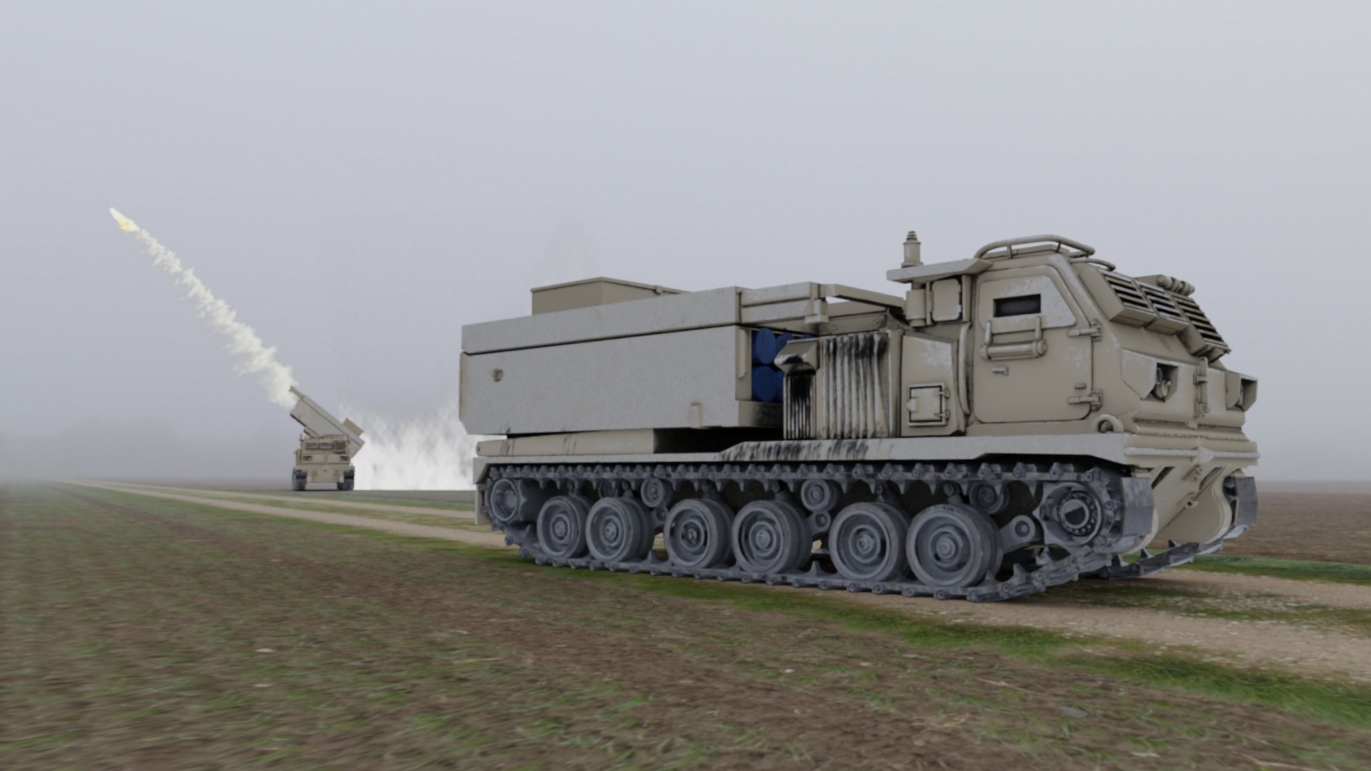 Israeli Defence Forces M270 MLRS 3D model | CGTrader