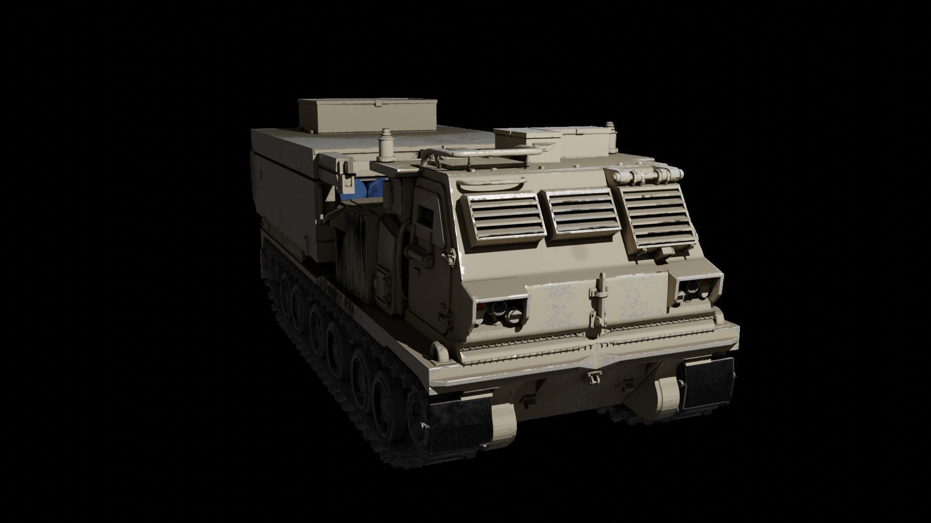 Israeli Defence Forces M270 MLRS 3D model | CGTrader